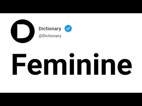 Feminine Meaning In English