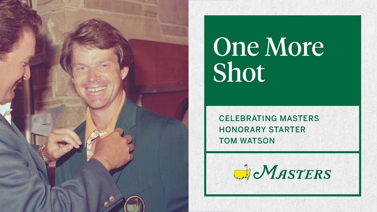 Tom Watson Is Celebrated as an Honorary Starter | The Masters
