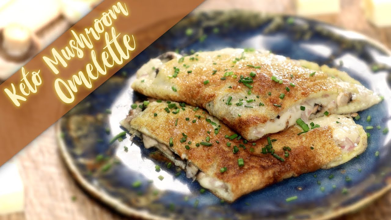 Keto Mushroom Omelette  | Keto Breakfast Idea | How To Make Mushroom Omelette