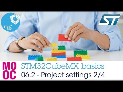 STM32CubeMX basics: 06.2 STM32CubeMX project settings - Generated files