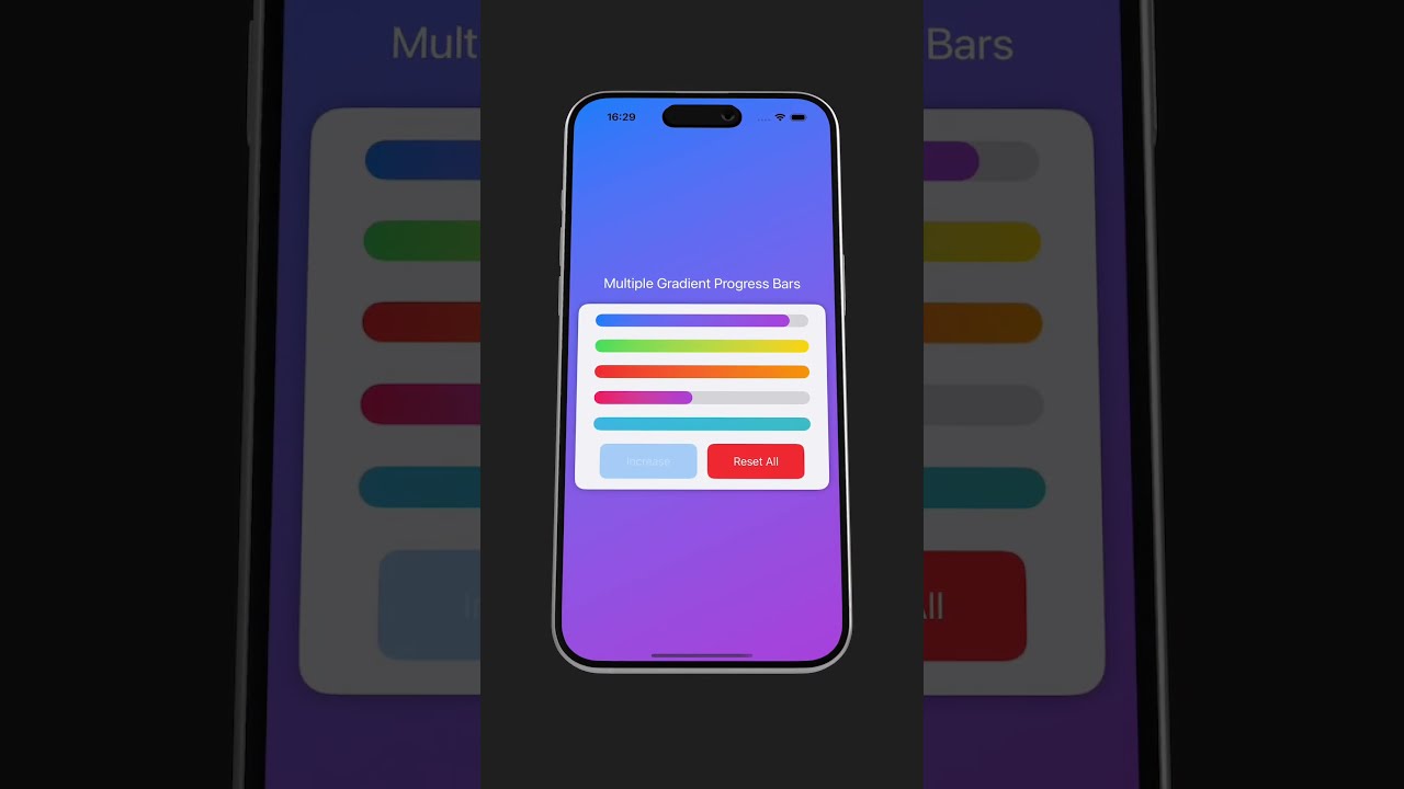Custom Progress Bar with SwiftUI IOS 15.0+ #shorts