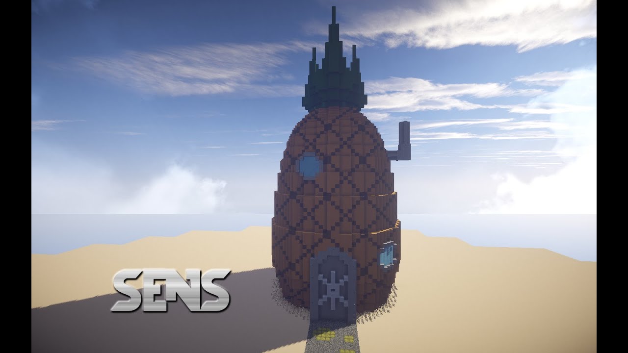 Spongebob Minecraft Homes