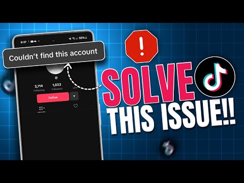 Fix "Couldn't Find This Account" In TikTok Android | Solve TikTok Account Not Found Issue