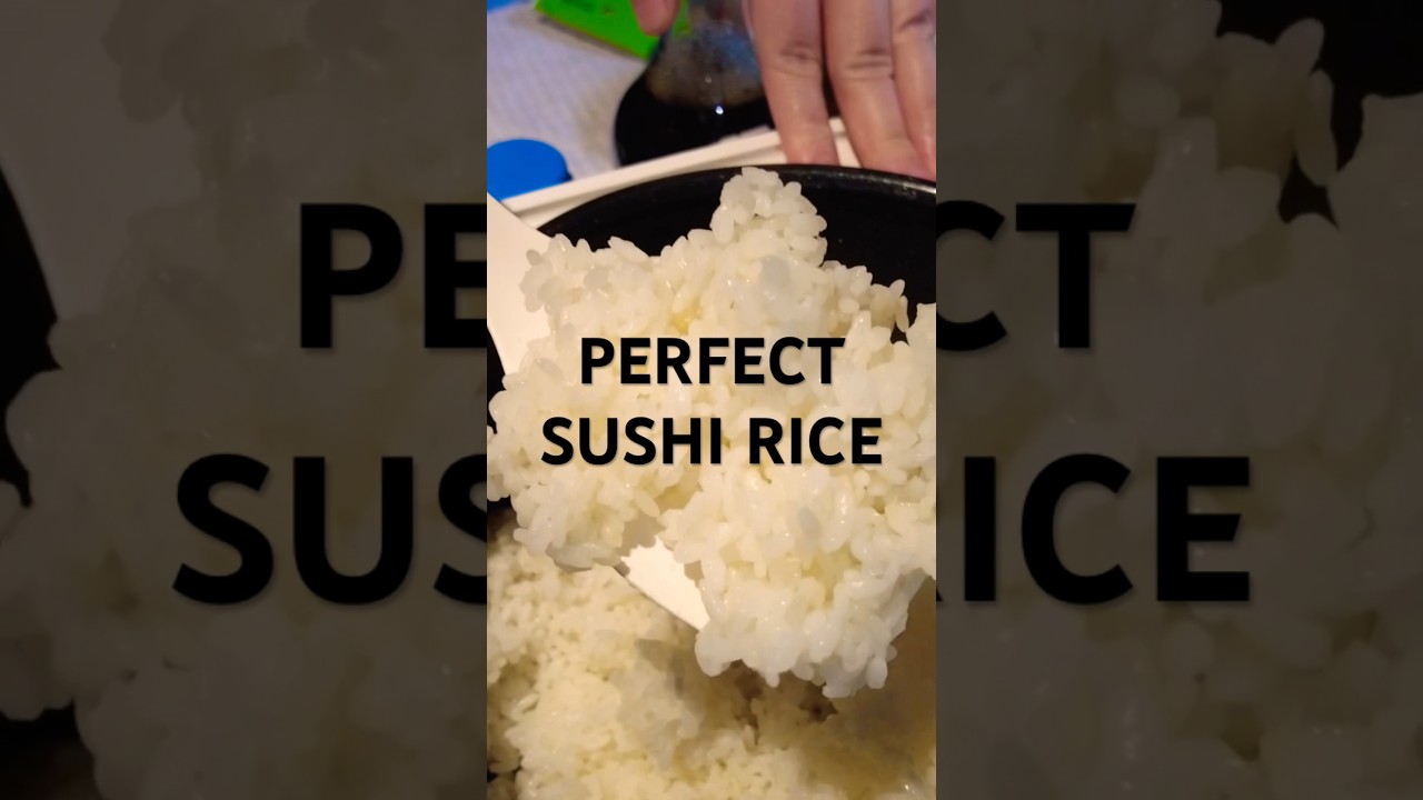 SUSHI RICE FOR BEGINNERS! #easyrecipes #japanesefood #japaneserecipe #sushi #japanesecooking