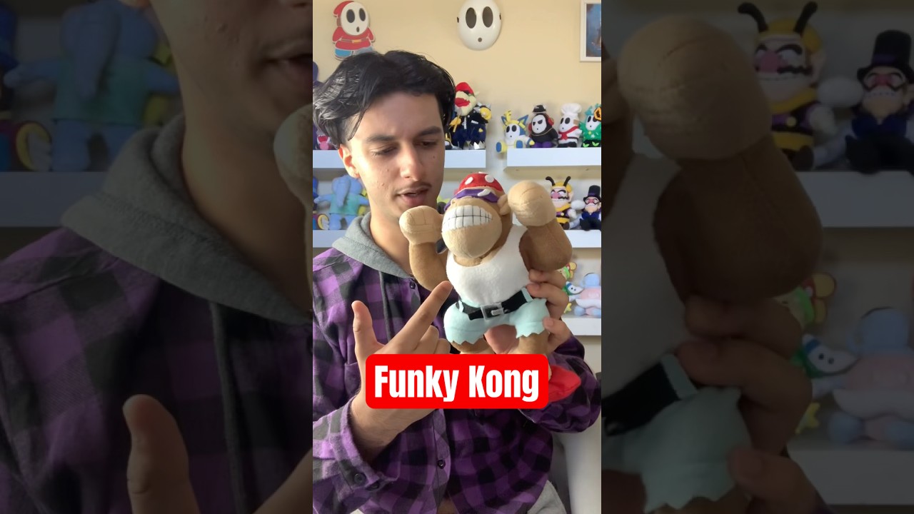 Funky Kong Plush #shorts #marioplush