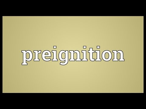 Preignition Meaning