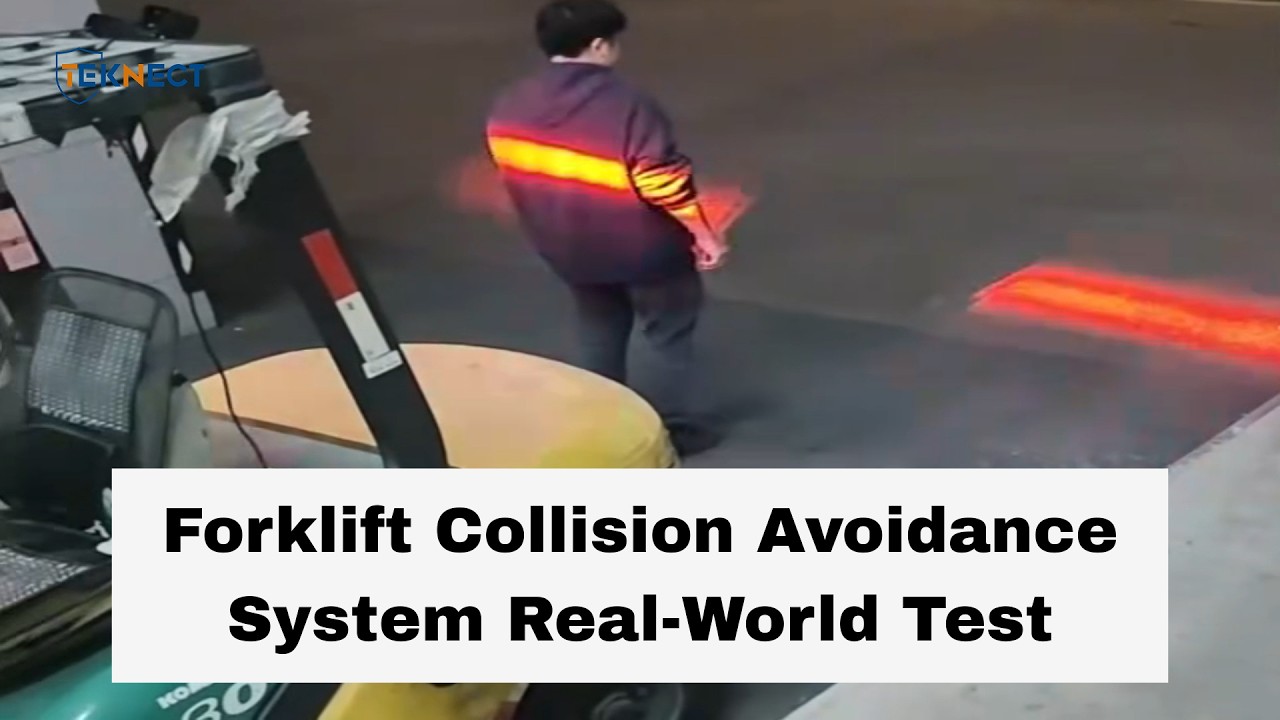 Forklift Collision Avoidance System Real-World Test