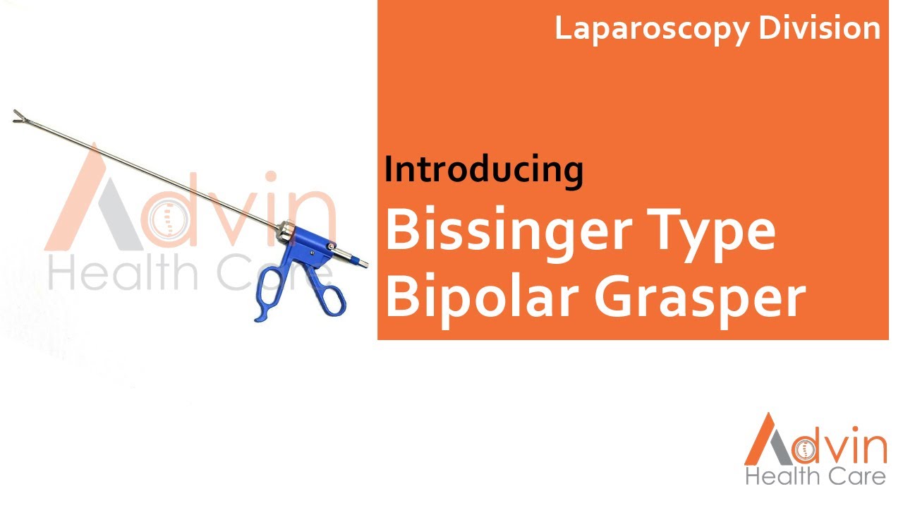ADVIN Bissinger Bipolar Laparoscopic Forceps