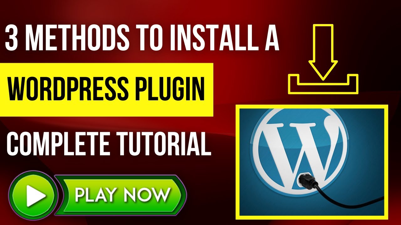 How to Install a WordPress Plugin (3 Different Methods) [2022]