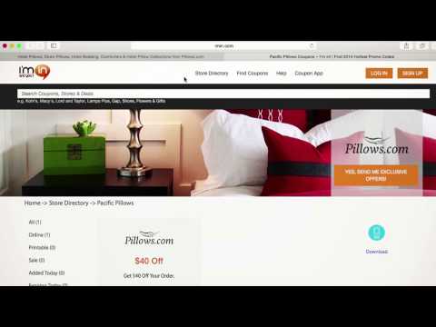 How to use Pacific Pillows Coupons at I’m in!