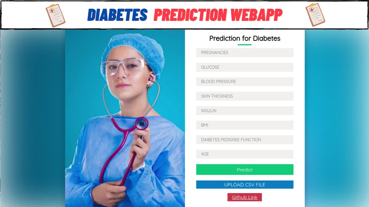 💊 💉 Diabetes Prediction WebApp Using 