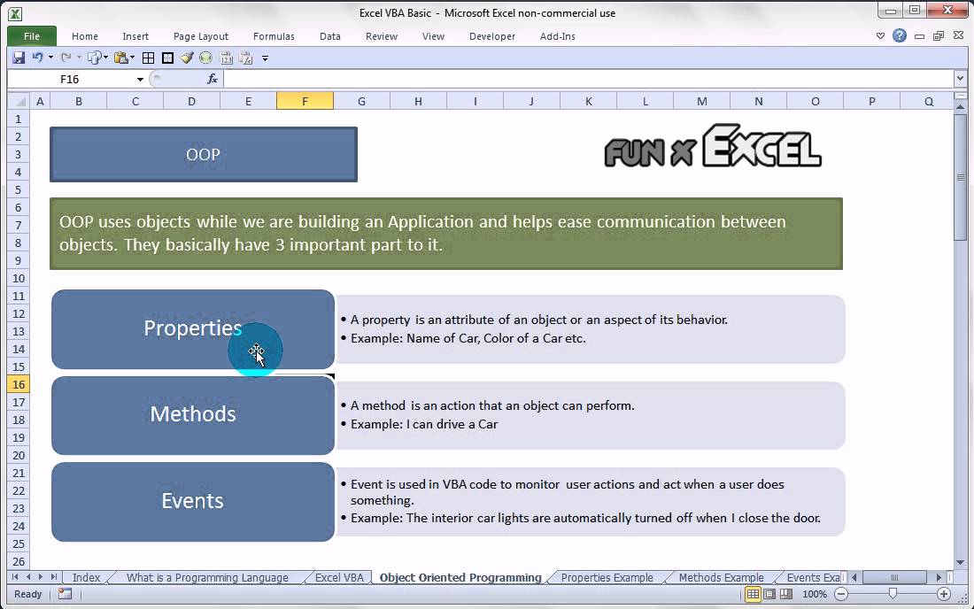 #3.1 - Excel VBA Object oriented programming