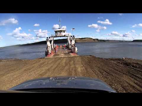 Mackenzie River crossing – Arcticoceanbound, Pullman to Inuvik, a photo ...