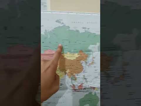 ukraine and russia in world map