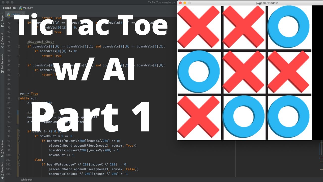 TicTacToe w/AI Python Tutorial: Part 1