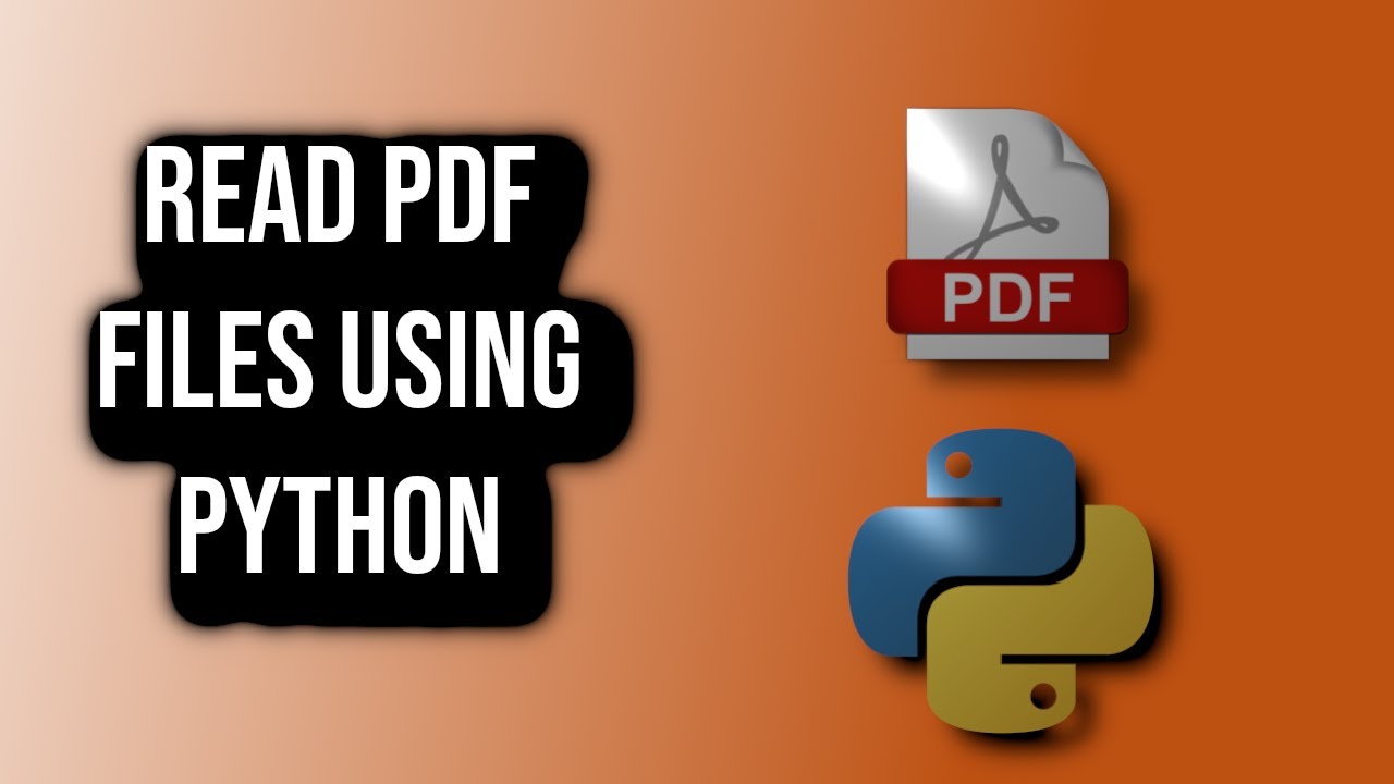 How To Read PDF Files In Python