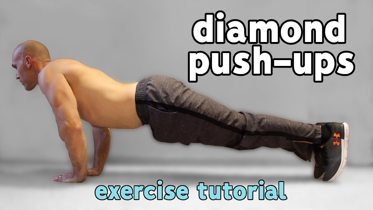 Diamond Push Ups For Beginners | Proper Form & Progression