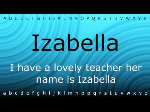 How to say 'Izabella' with Zira.mp4