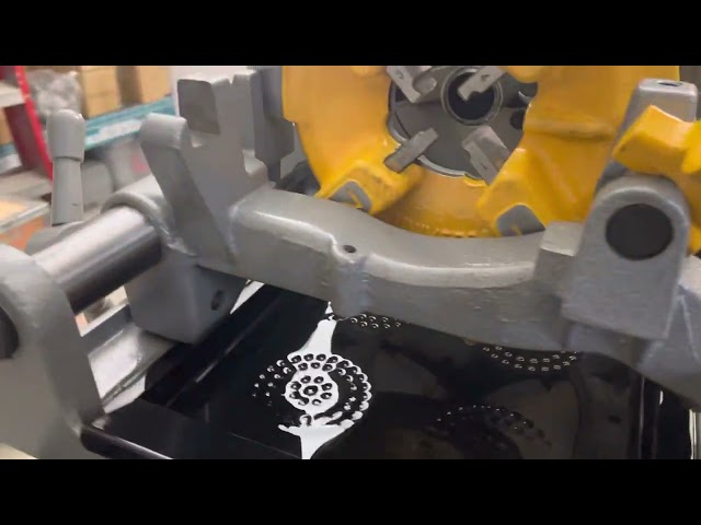 Ccutting 300C Compact Pipe Threader 1/2"-2" Folding Wheel Stand | Power ...