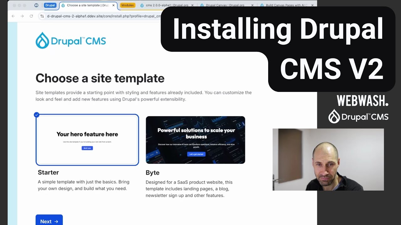 Installing Drupal CMS V2
