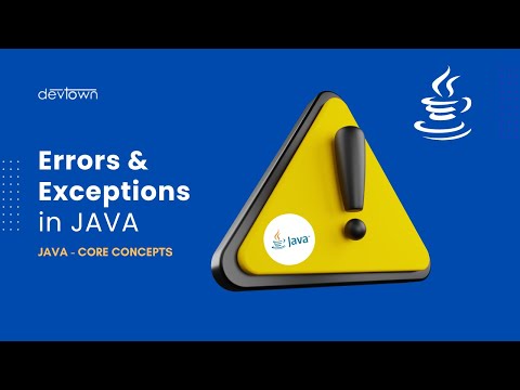 Errors and Exceptions | Errors and Exceptions in JAVA | JAVA Core Concepts