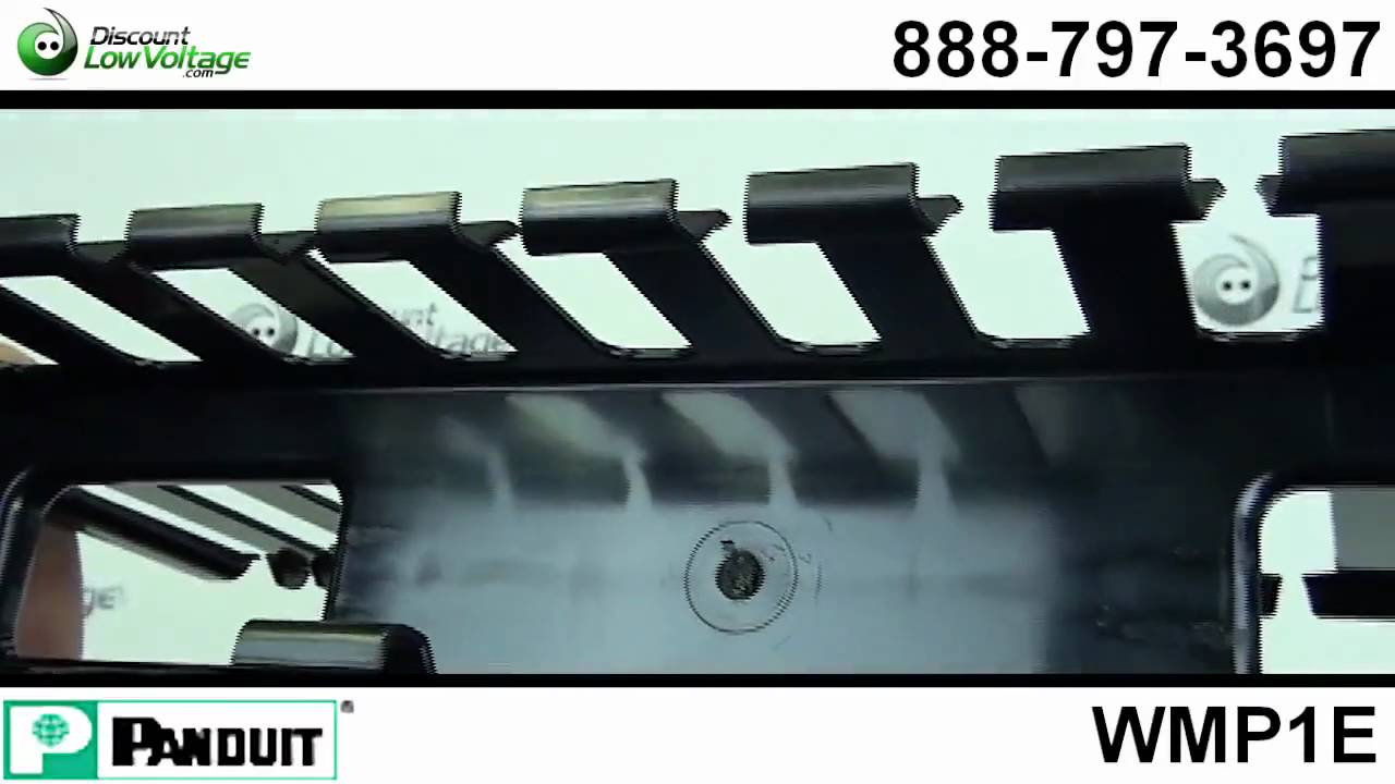 PANDUIT WMP1E PatchLink Horizontal Cable Manager