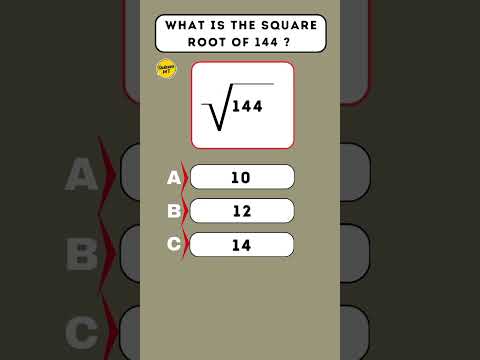 What is the square root of 144 ?