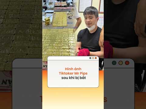 Hình ảnh Tiktoker Mr Pips sau khi bị bắt