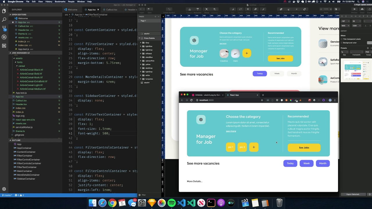 Dribbble UI Challenge - July 2019 [Timelapse 25x] 4K