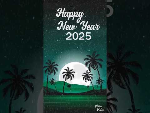 Happy New Year 2025 #animation