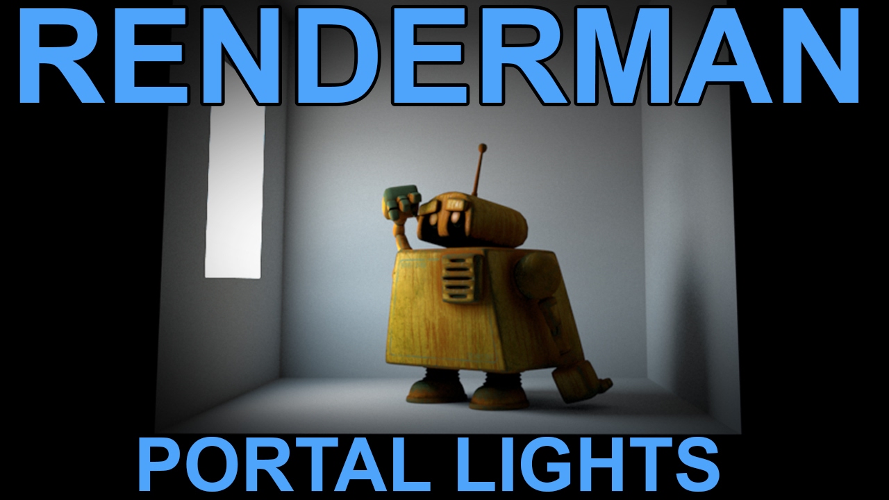Renderman 21 Portal Light Tutorial