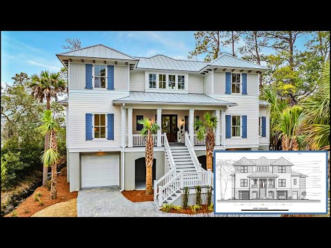 New Custom Home Situated In Prestigious Neighborhood Located In The Low Country!