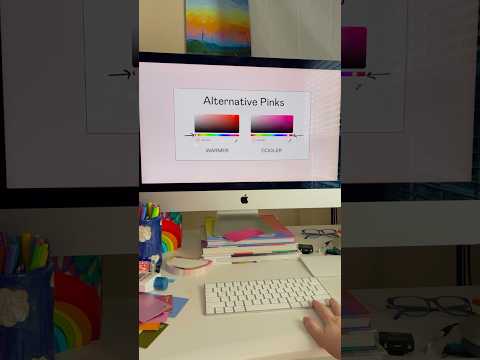 Free design workshop: how to use PINK in brand color palettes 🎨 #graphicdesign #colorpalette