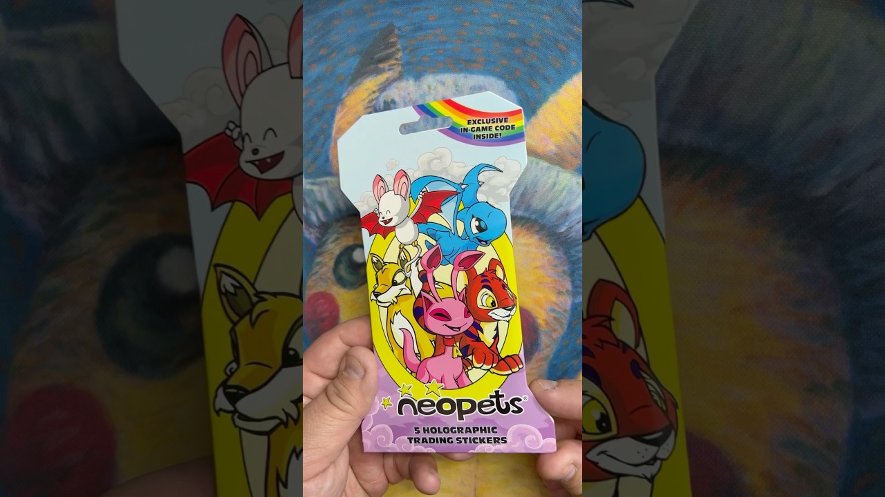 Neopets Holographic Trading Stickers! #neopets