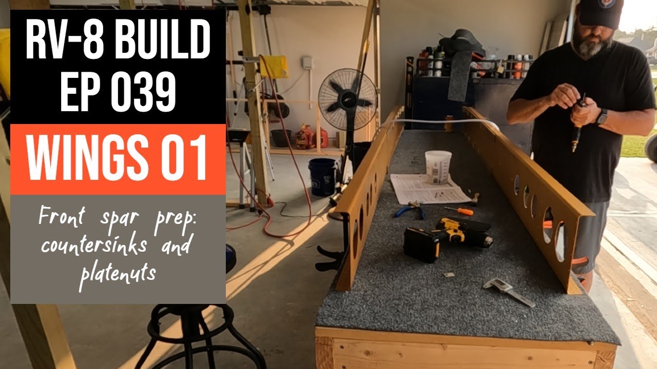 Aviation: Vans RV Aircraft - RV-8 Build. Ep 039. Wings 01
