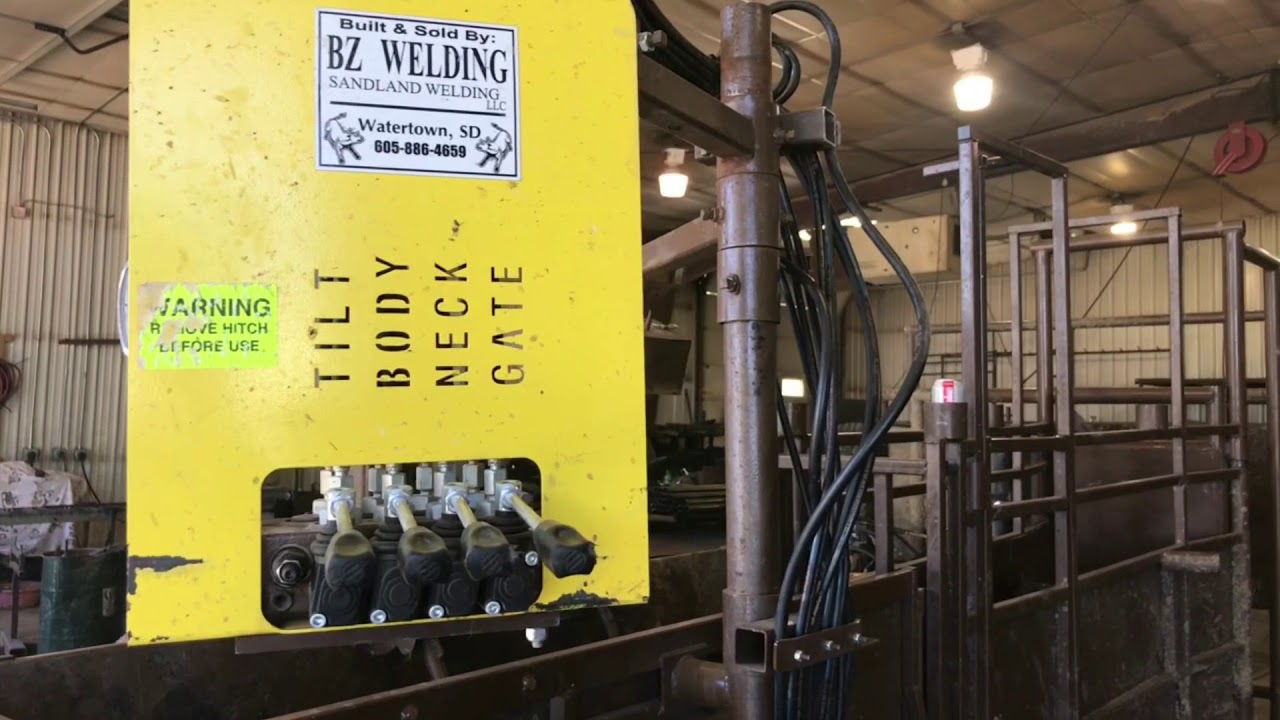 Hydraulic Calf Table by BZ Welding
