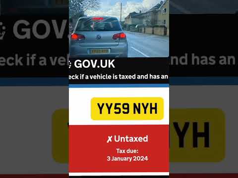 Untaxed Car driving round #uk #dashcam #untaxedvehicle #untaxedcar