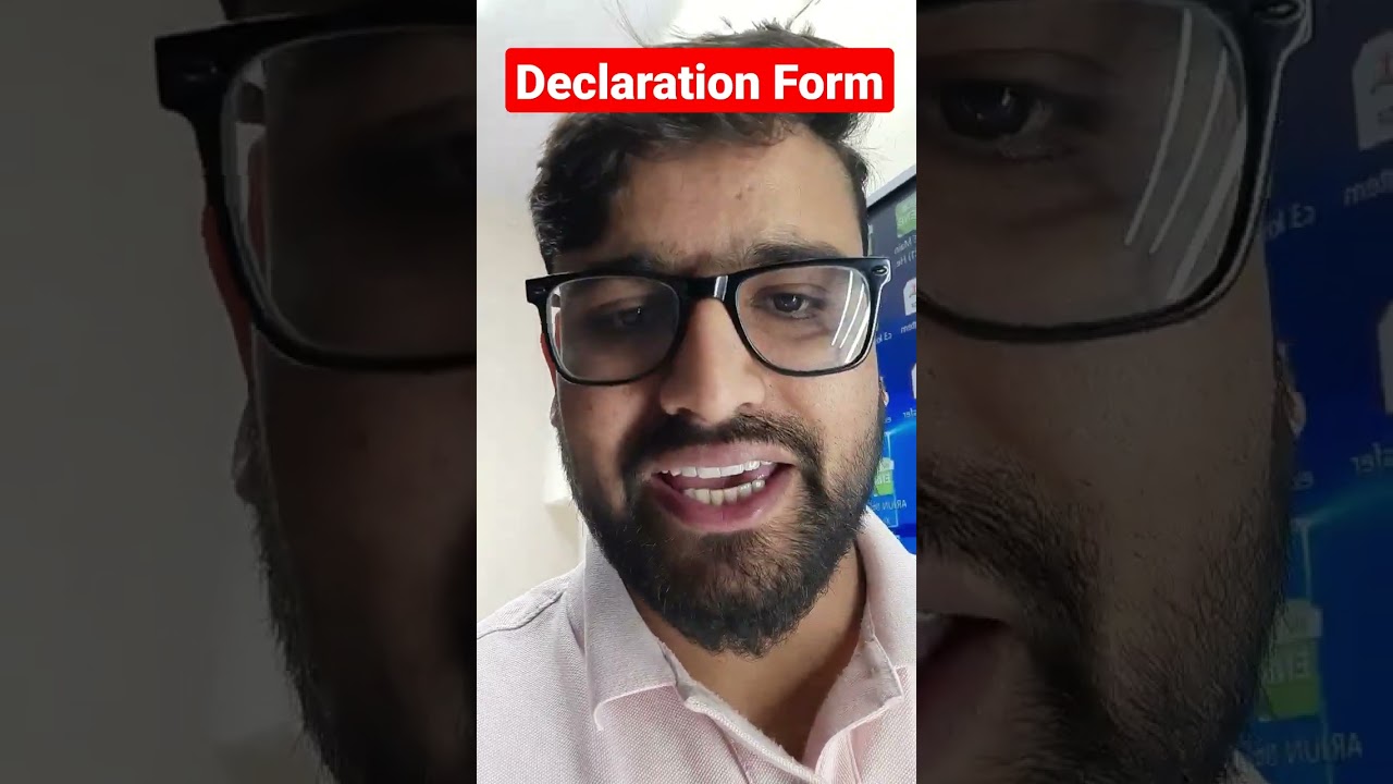 #Wrong Declaration Form | Ehat to do now ??