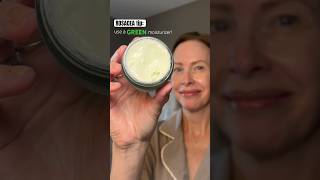 ROSACEA TIP: green moisturizer ⬇️ redness