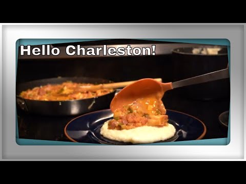This low country dinner is made with gouda grits!