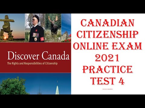 CANADIAN CITIZENSHIP TEST 2021|CITIZENSHIP ONLINE PRACTICE TEST 4|CITIZENSHIP EXAM QUESTIONS 2021
