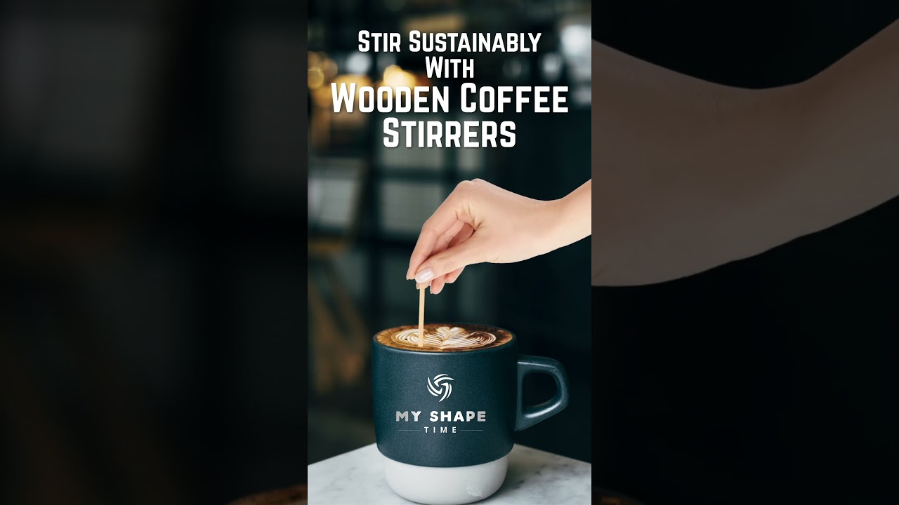Choose our eco-friendly Wooden Coffee Stirrers for a sustainable sip every morning.