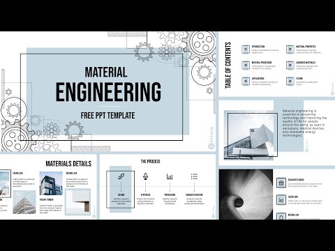 Material Engineering PPT Template by EaTemp
