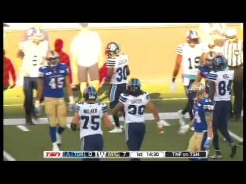 John Rush #32 FB Winnipeg Blue Bombers 13July2017