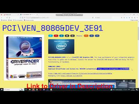 PCI\VEN_8086&DEV_3E91 Drivers // Intel(R) UHD Graphics 630 driver download and install manual