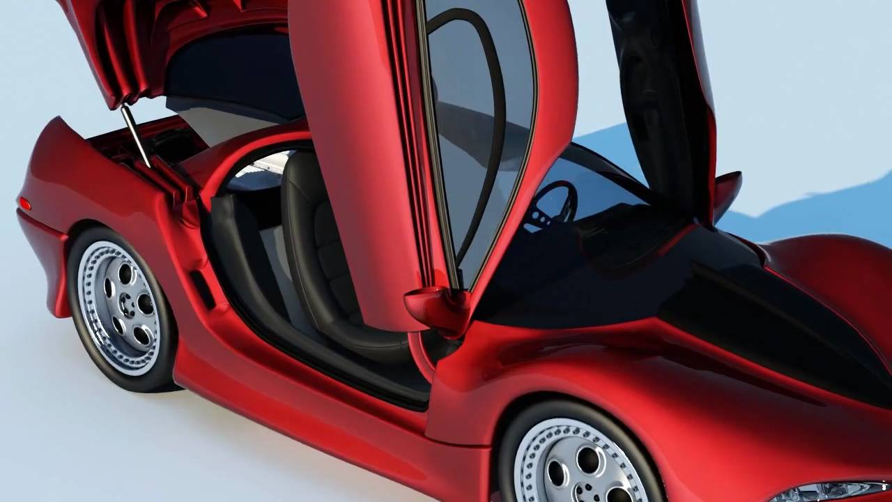3DS MAX Concept Car Rendering Design 2