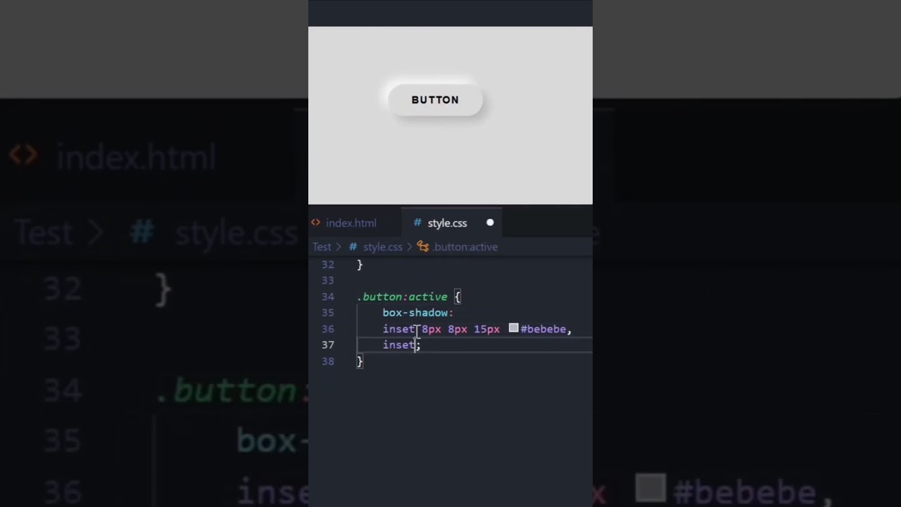 Button 🔘✅ Using html css #mrcodding #coding #shortfeed #htmlcss #shorts #explore #explorepage