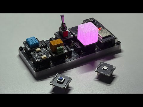 I Built an ESP32 Kit That Snaps Together Like LEGO