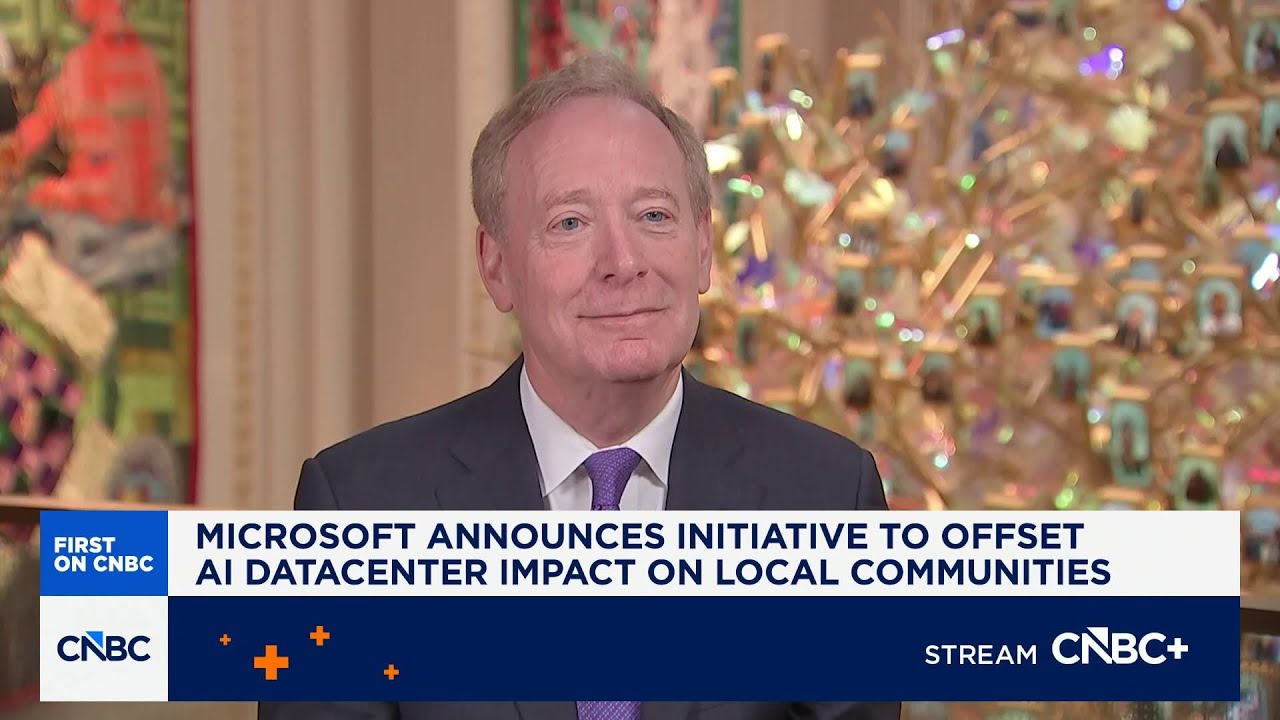Microsoft President Brad Smith on new data center initiative