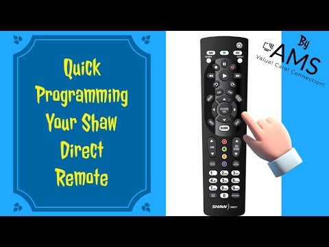 Programming Your Shaw remote